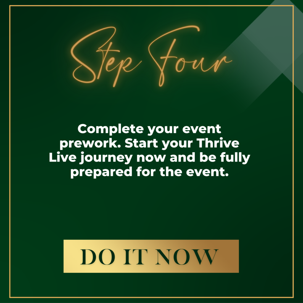 Next Step – Thrive Live Experience